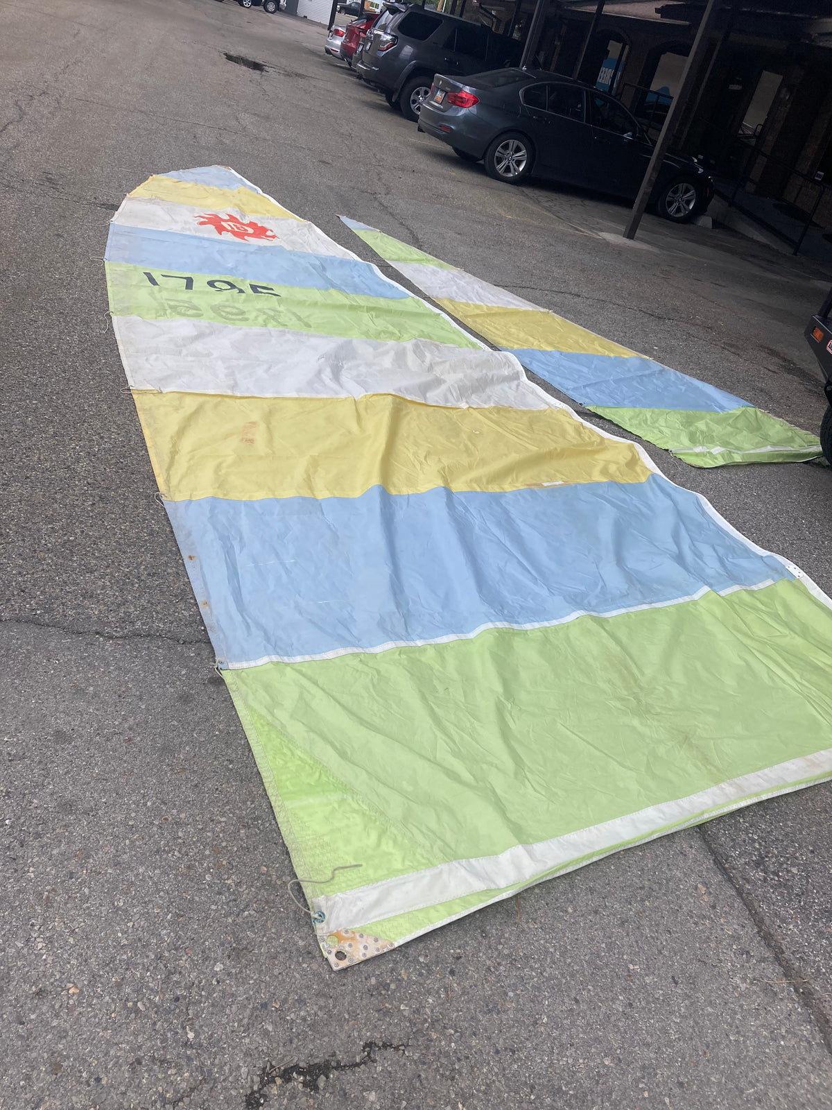 Used Sol cat 18 main and jib sails — saltcitysailing